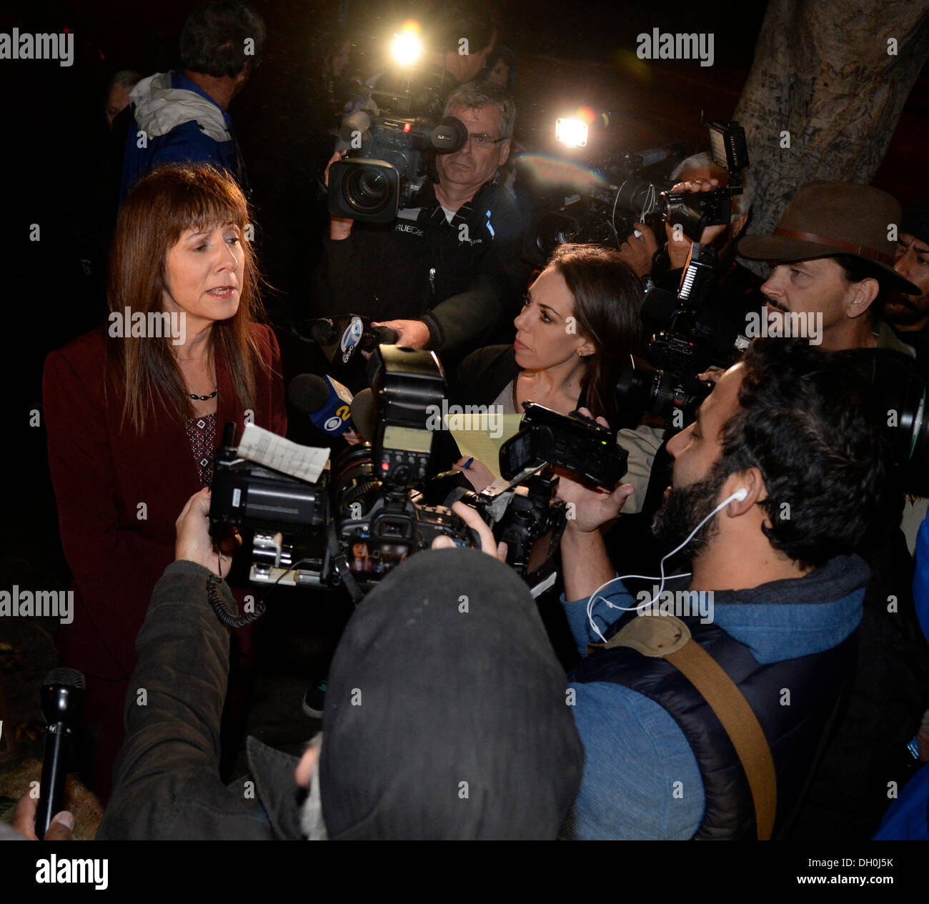 Los Angeles, California, USA. 28th Oct, 2013. VALERIE WASS attorney for ...