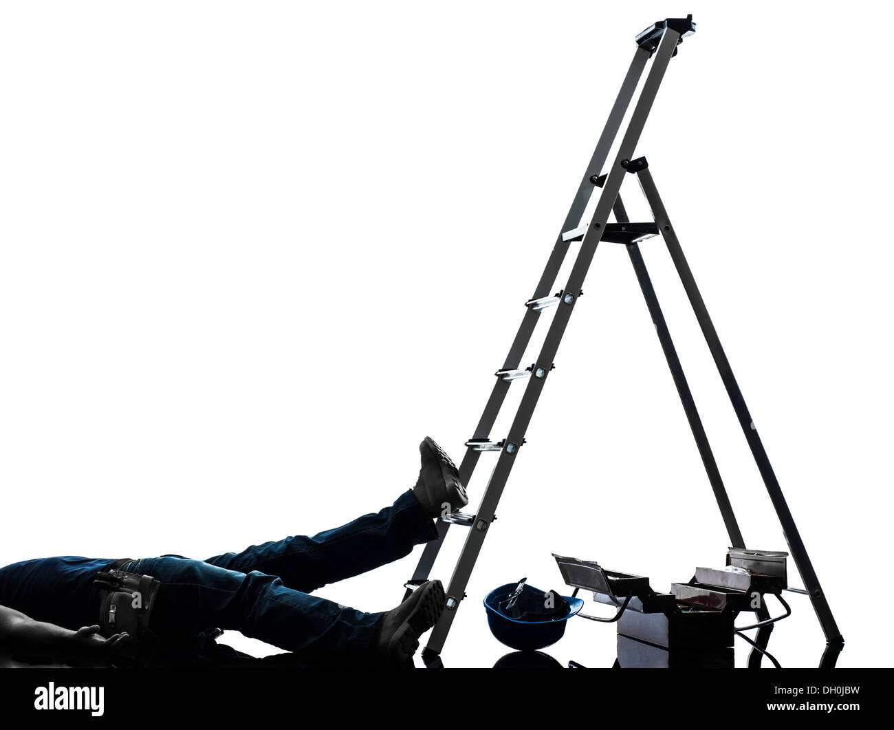 Step ladder accident hi-res stock photography and images - Alamy
