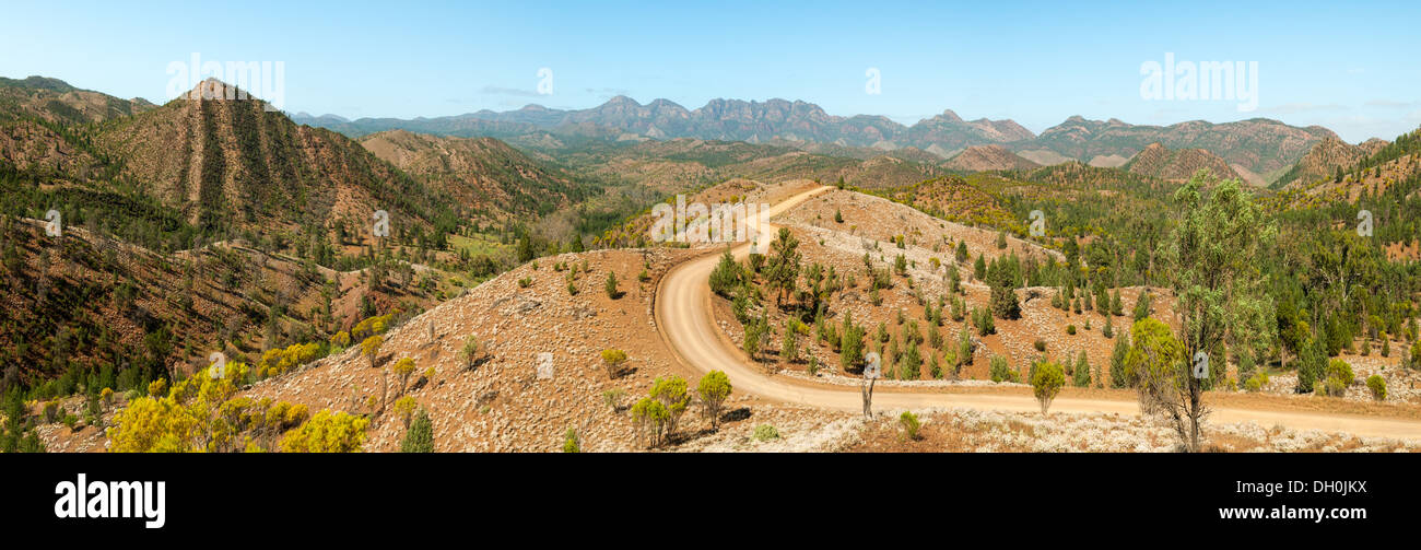View of Heysen Range from Razorback Lookout, Flinders Range National ...