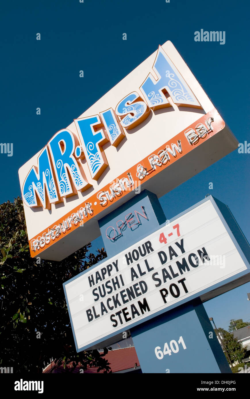 Mr Fish Restaurant sign Myrtle Beach South Carolina USA Stock Photo - Alamy