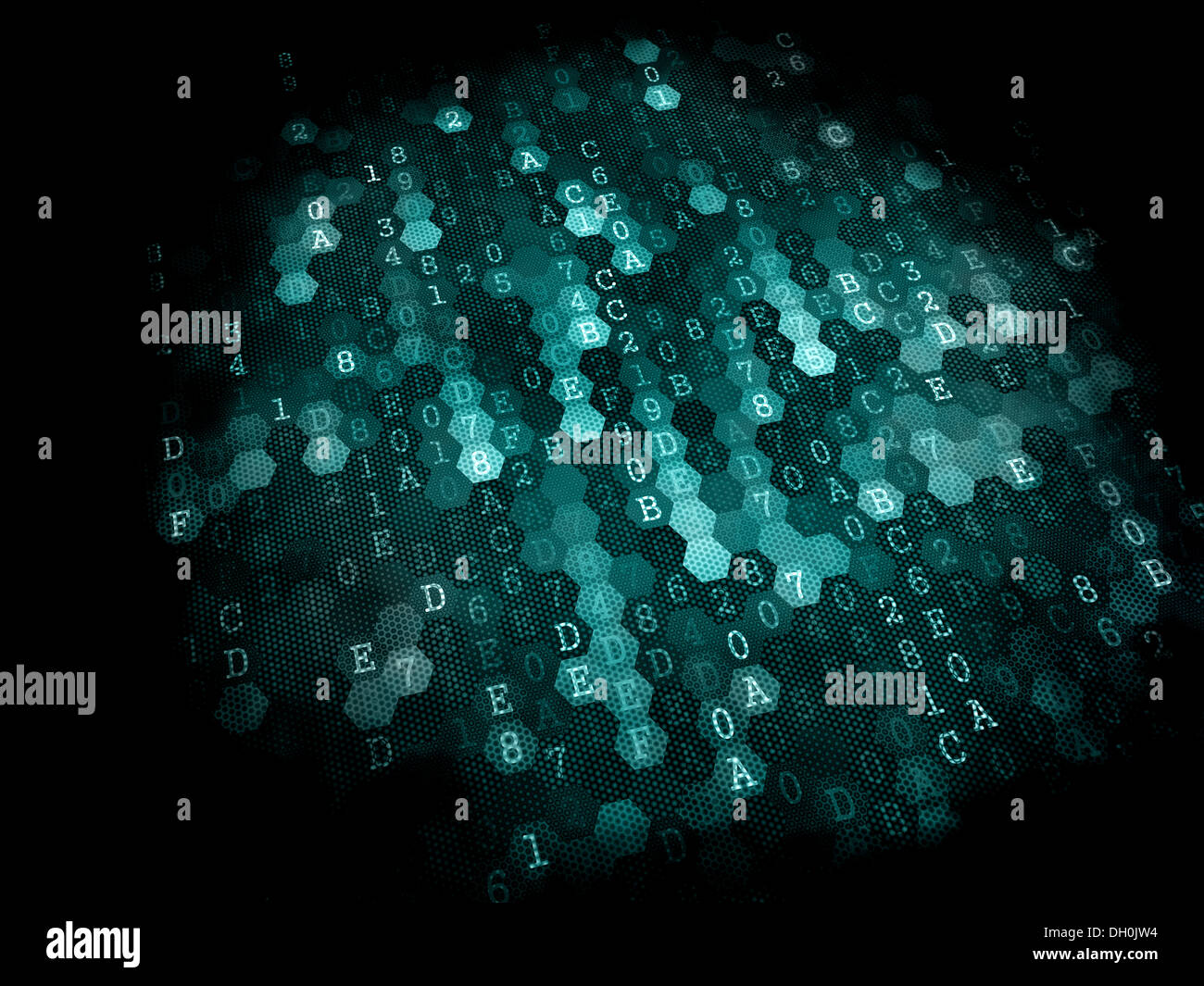 Green digital tech texture background hi-res stock photography and ...