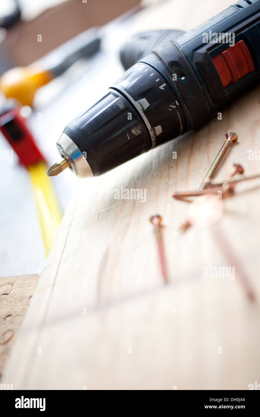 Diy tools concept Stock Photo - Alamy