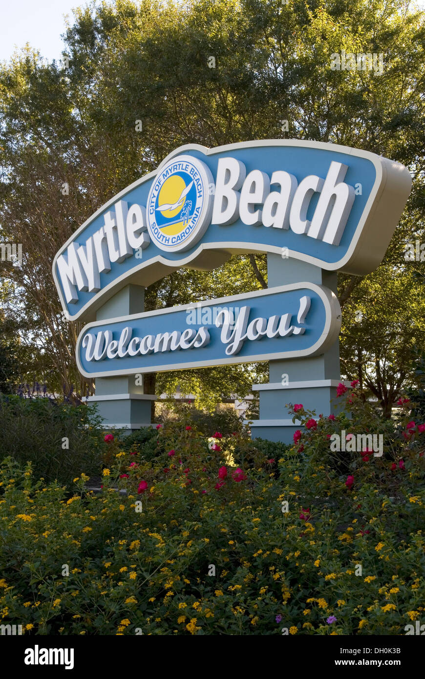 Welcome To Myrtle Beach Sign High Resolution Stock Photography and ...