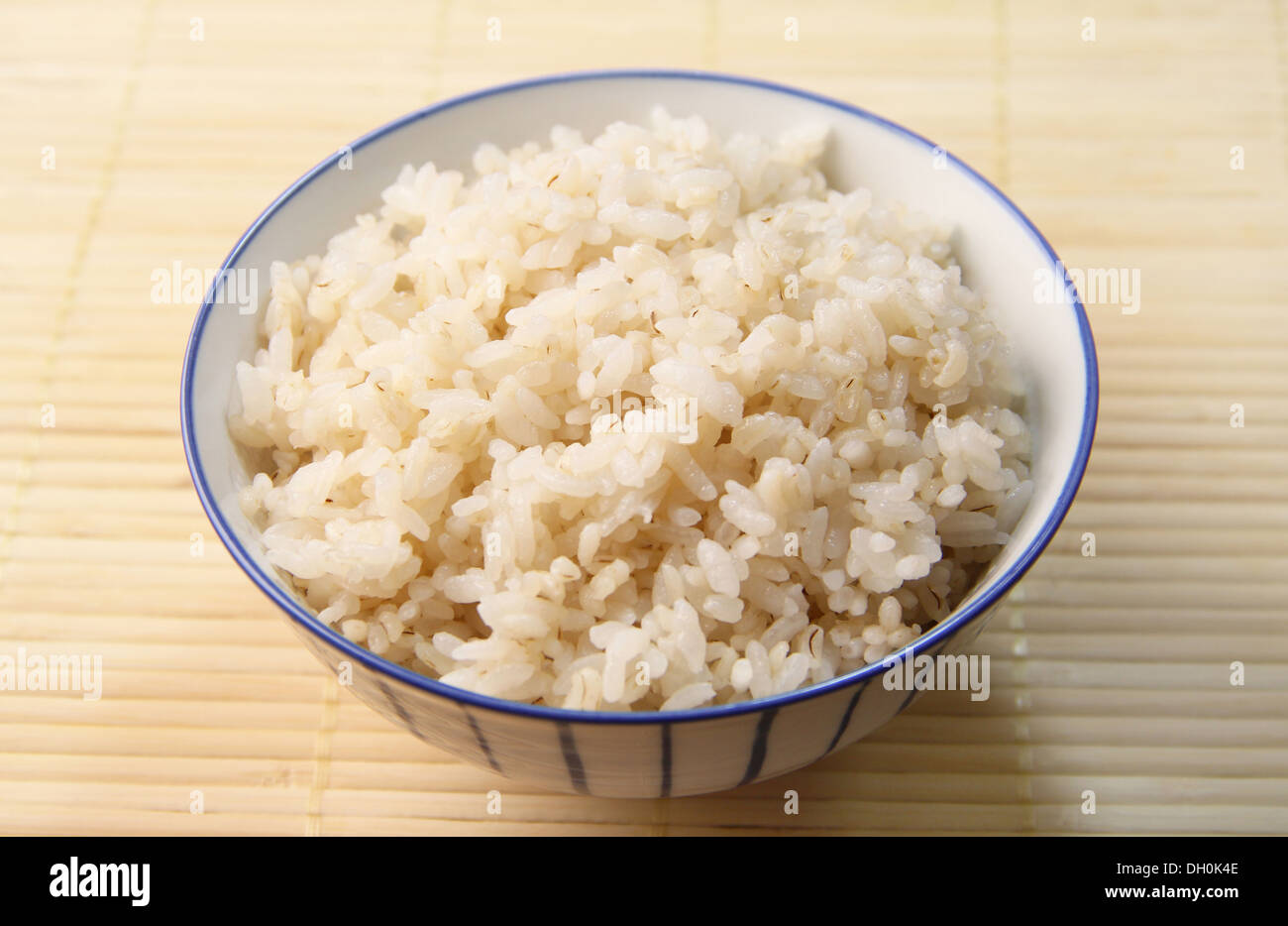Rice cooked with barley Stock Photo - Alamy