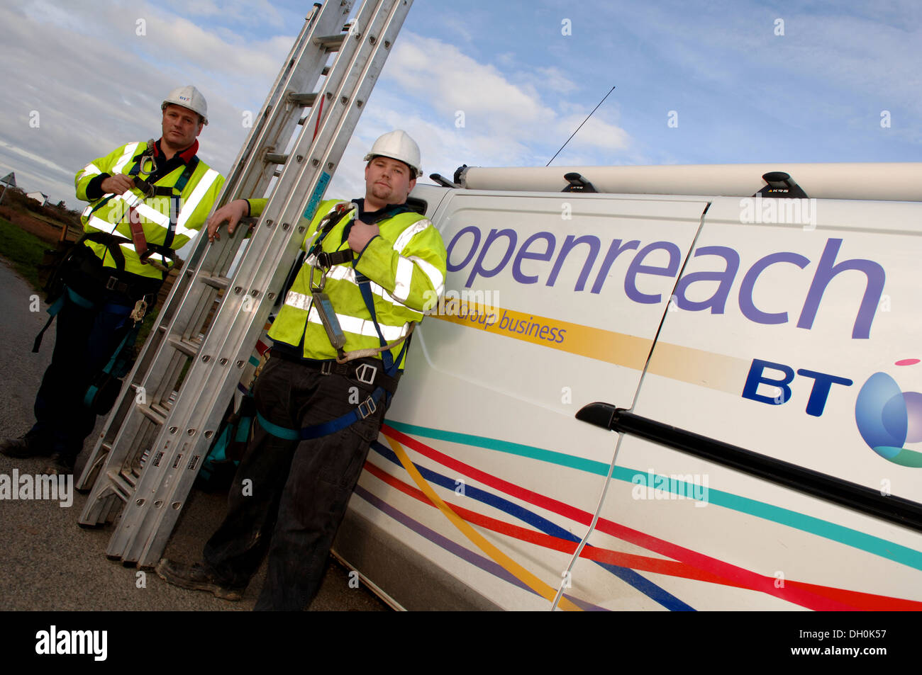 Openreach Field engineers install and maintain the physical network ...