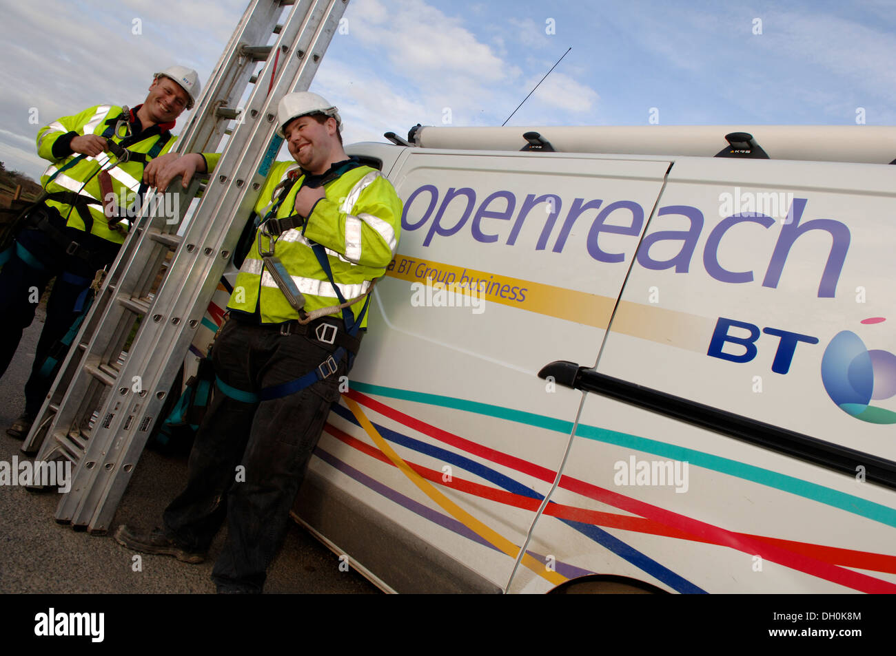 Openreach works van hi-res stock photography and images - Alamy