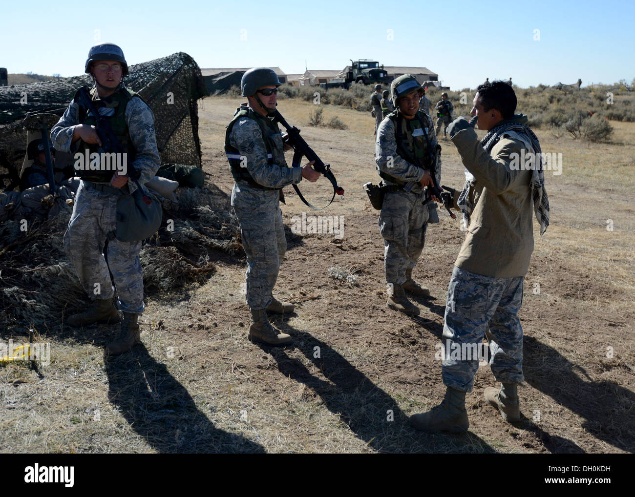 Air Force members of the 729th Air Control Squadron recommend a role ...