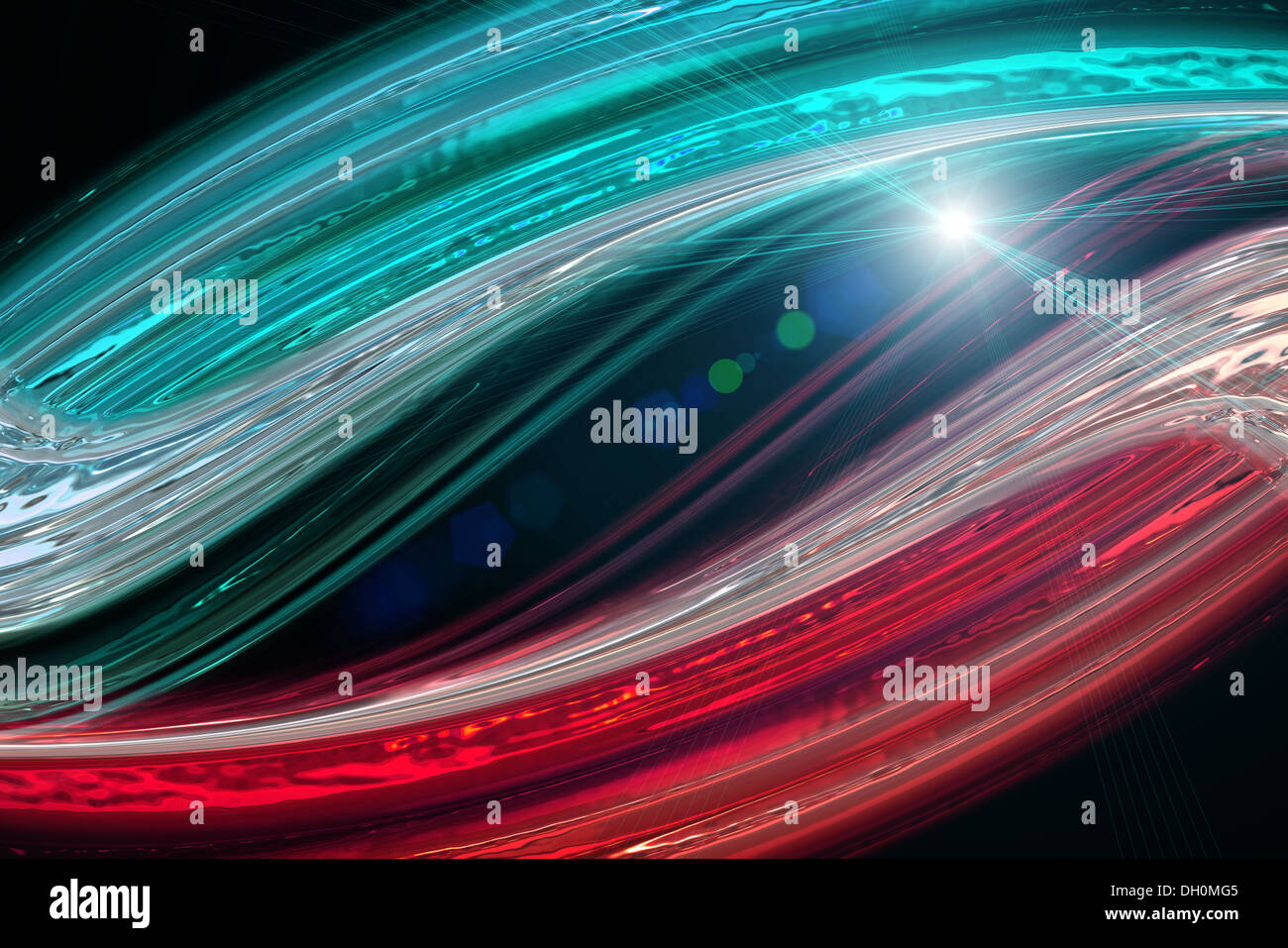 Futuristic technology wave background design with lights Stock Photo ...