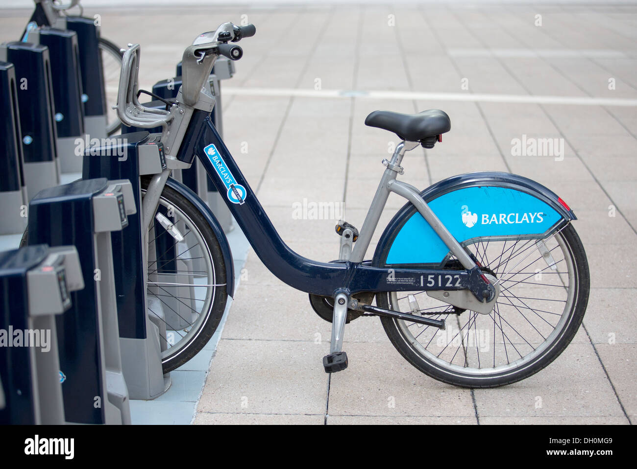 26/10/2013 Barclays bikes aka Boris Bikes, Canary Wharf, Docklands ...