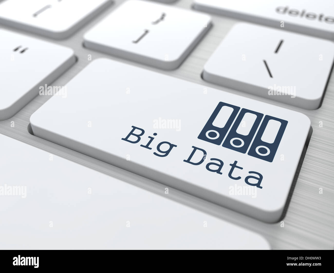 Keyboard with Big Data Button Stock Photo - Alamy