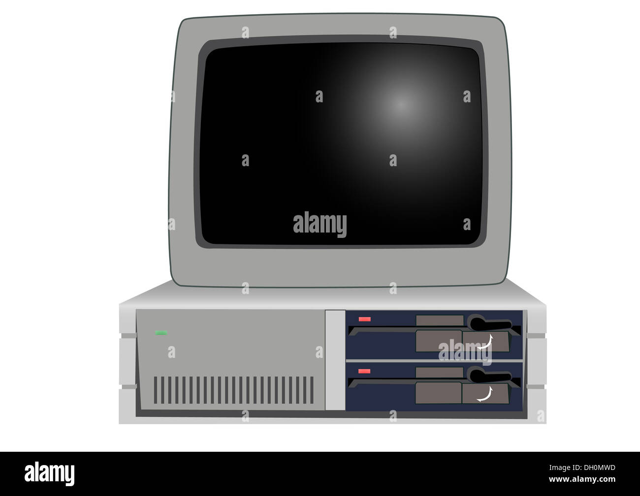 The old personal computer Stock Photo - Alamy