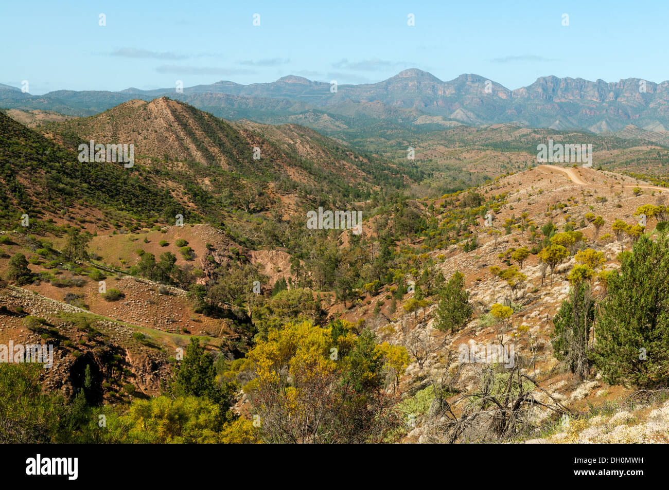 Heysen Range from Bunyeroo Lookout, Flinders Range National Park, South ...