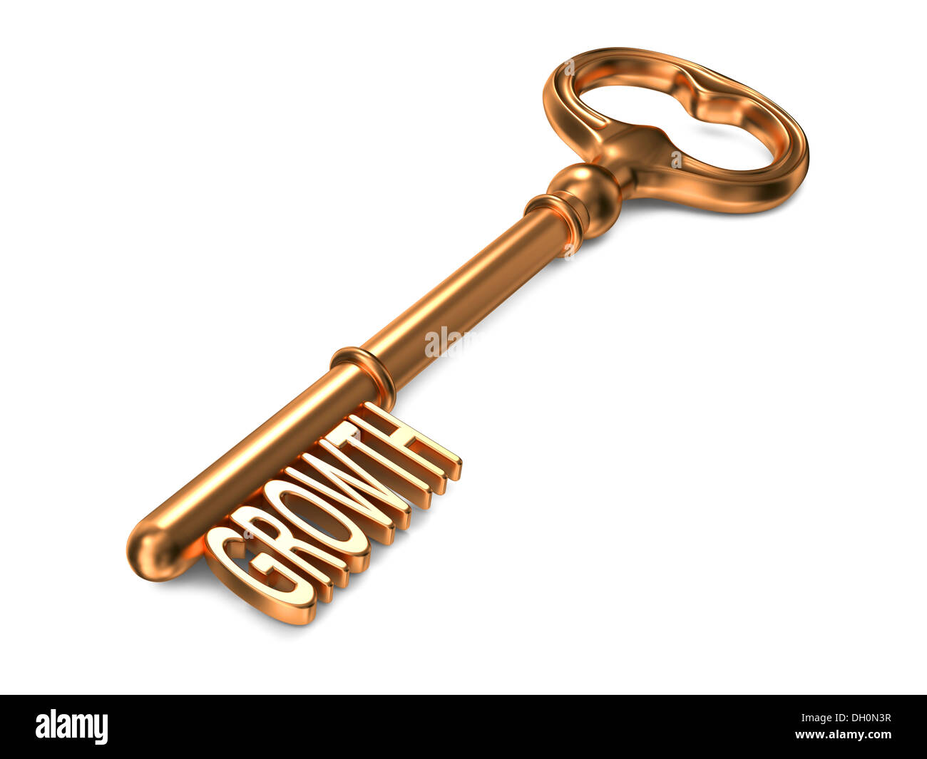 Growth - Golden Key Stock Photo - Alamy