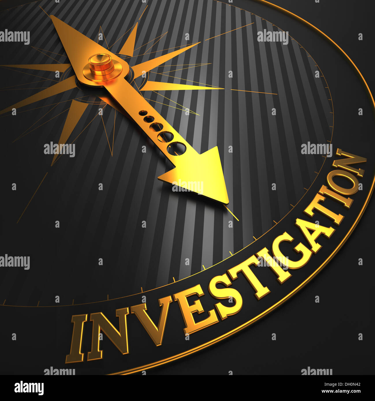 Investigation. Information Background Stock Photo - Alamy
