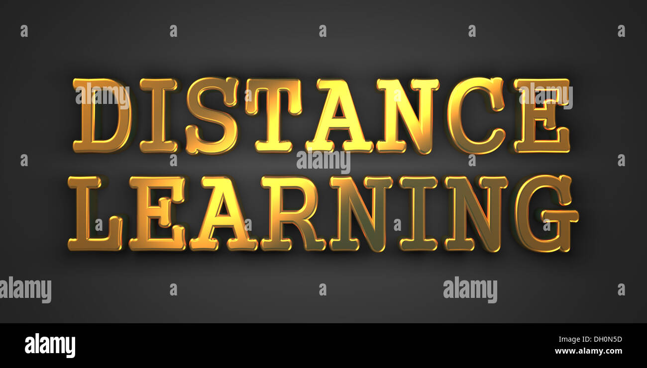 Distance Learning. Business Concept Stock Photo - Alamy