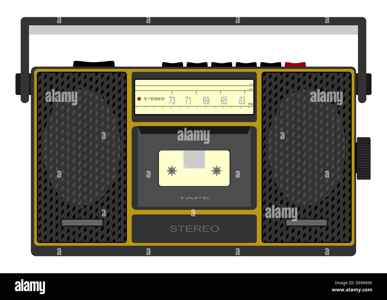 Cassette player vintage Cut Out Stock Images & Pictures - Alamy