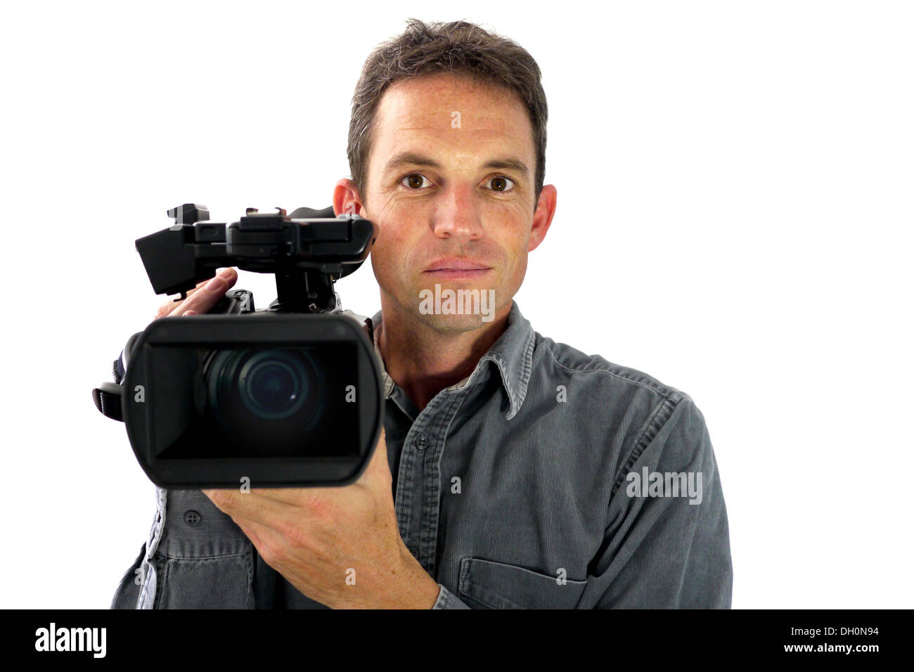 camera operator with camera Stock Photo - Alamy
