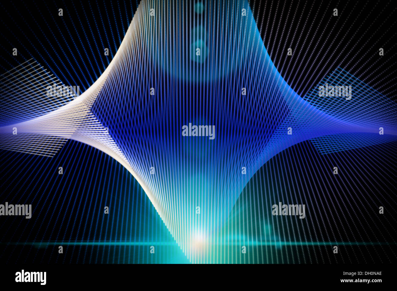 Futuristic technology wave background design with lights Stock Photo ...
