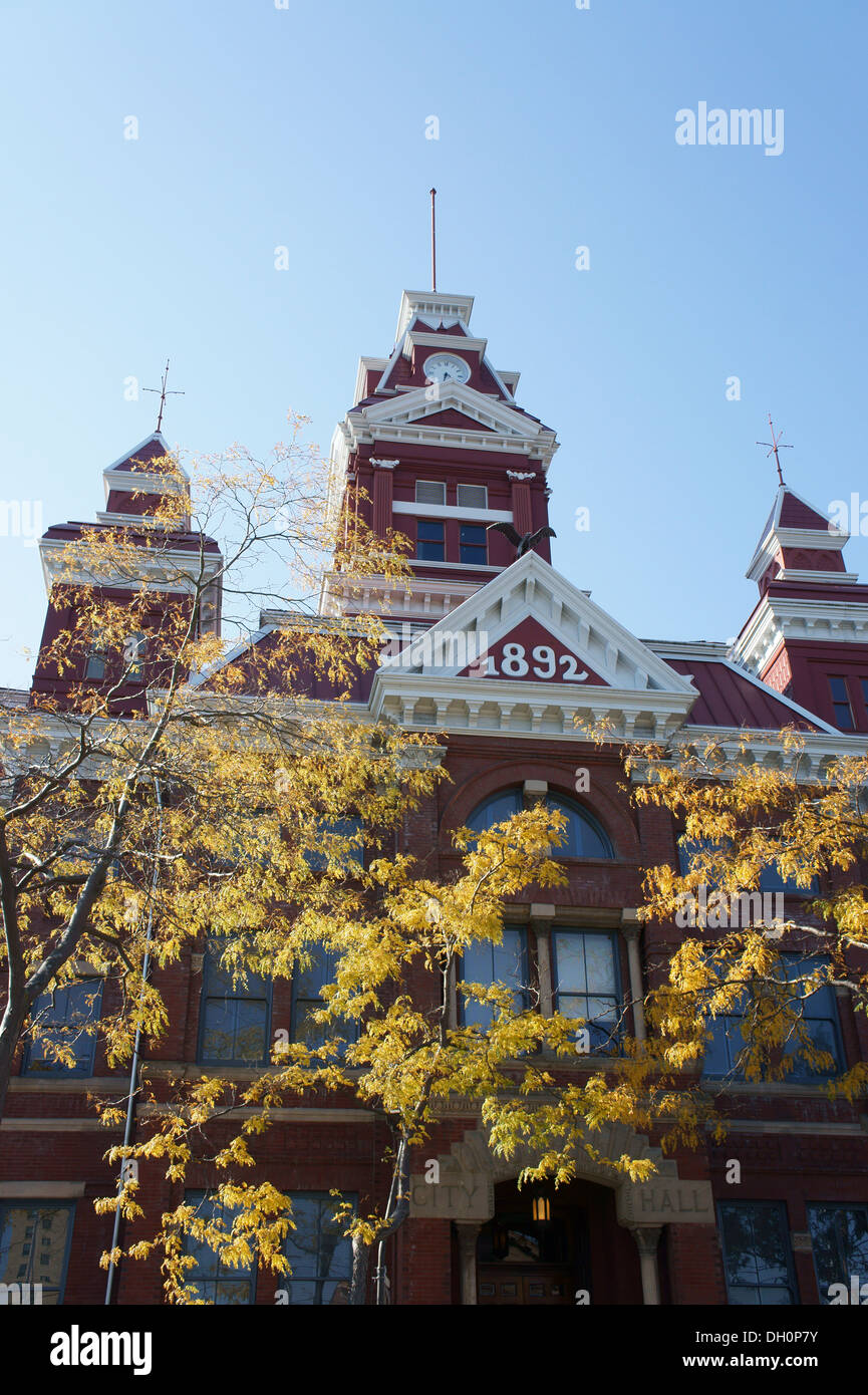 Victorian era Old City Hall building, part of the Whatcom County Museum ...