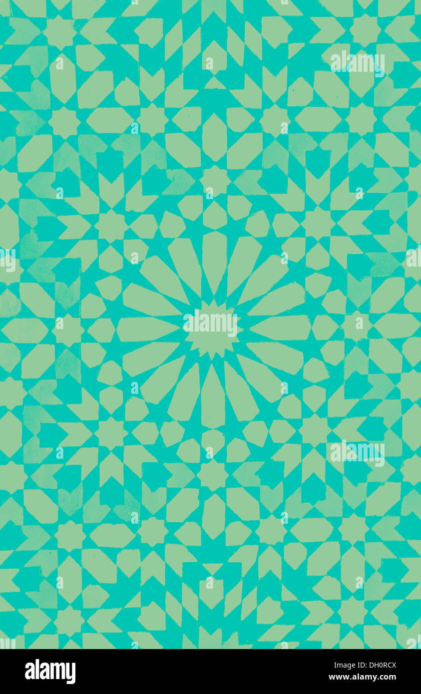 Arabic tile patterns Stock Photo - Alamy