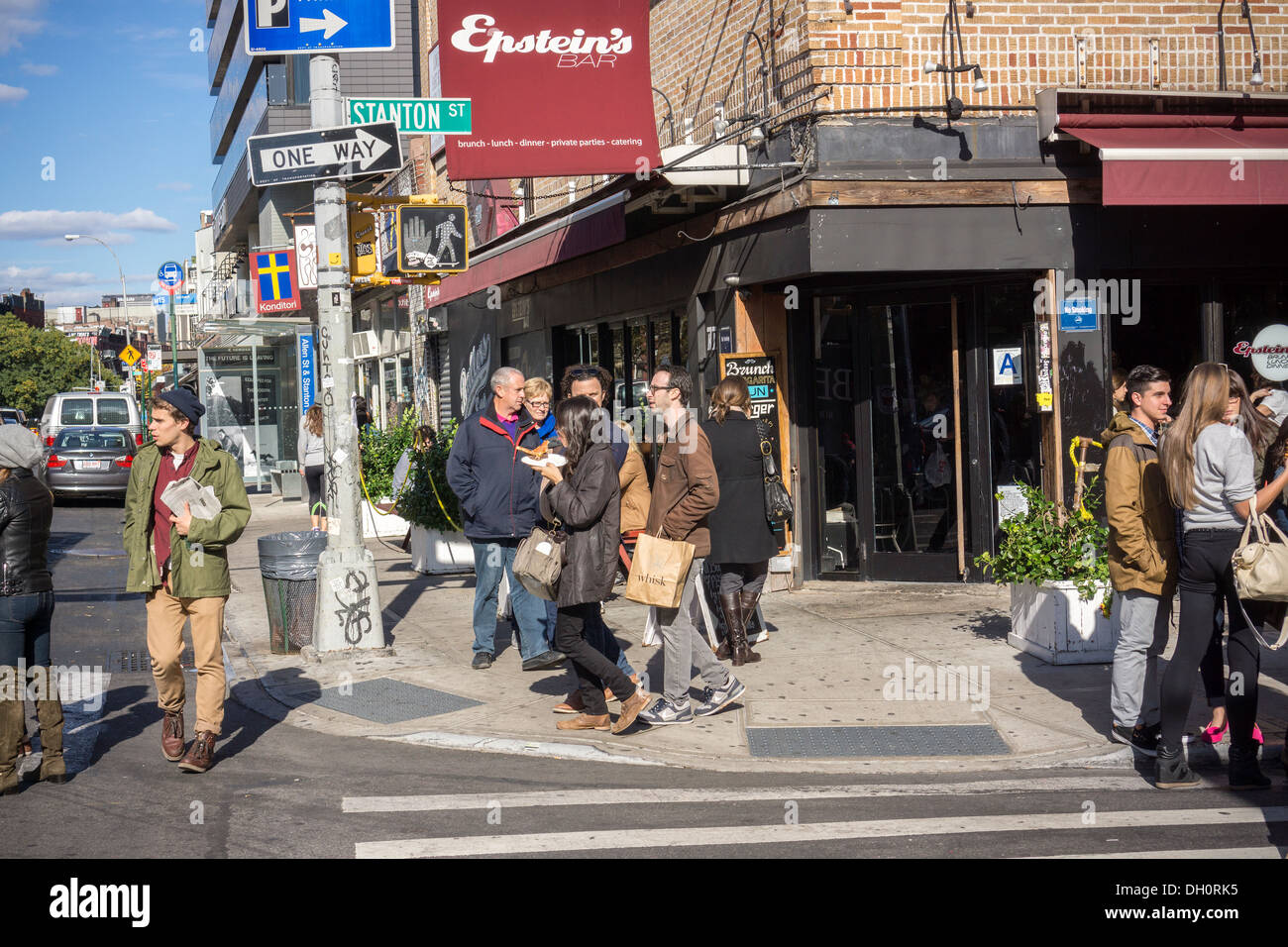 Restaurant on Allen Street in the Lower East Side neighborhood of New ...