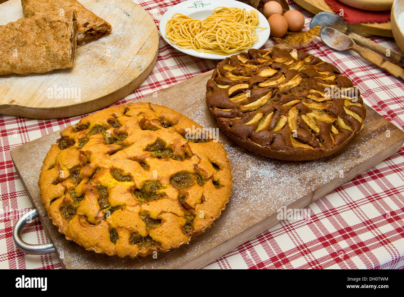 Italy, Veneto, Recoaro Terme, Traditional food Stock Photo - Alamy