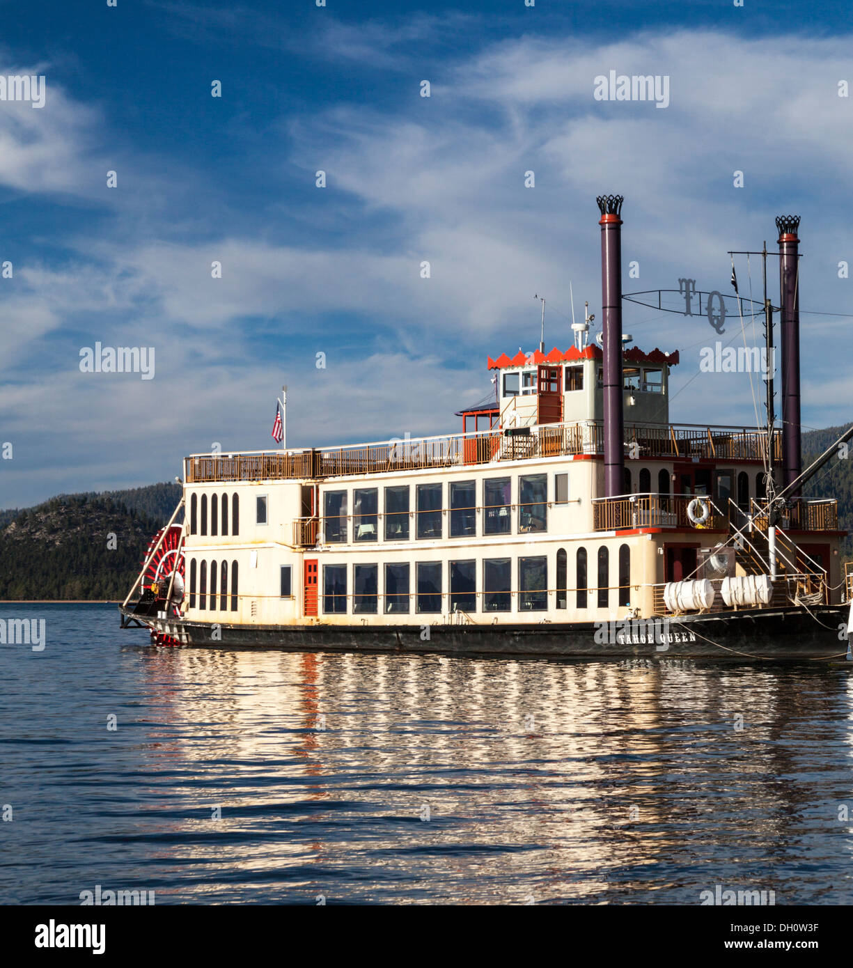 The Tahoe Queen tour boat in South Lake Tahoe Stock Photo - Alamy