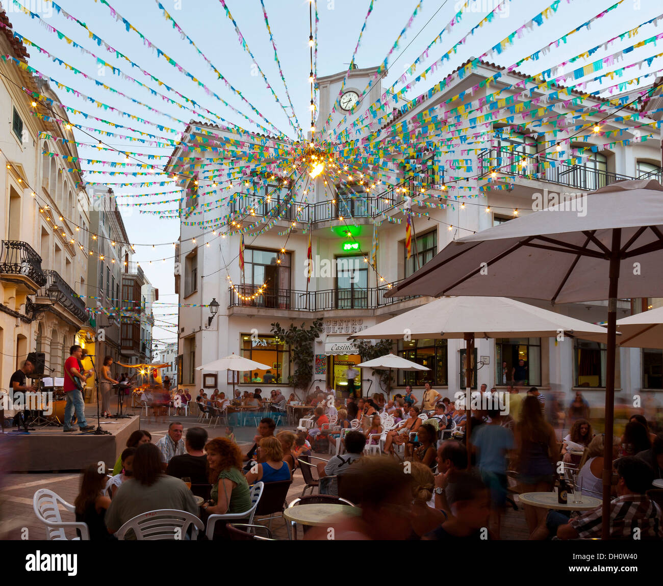Alaior in the evening, Menorca, Balearic Islands, Spain, Southern ...