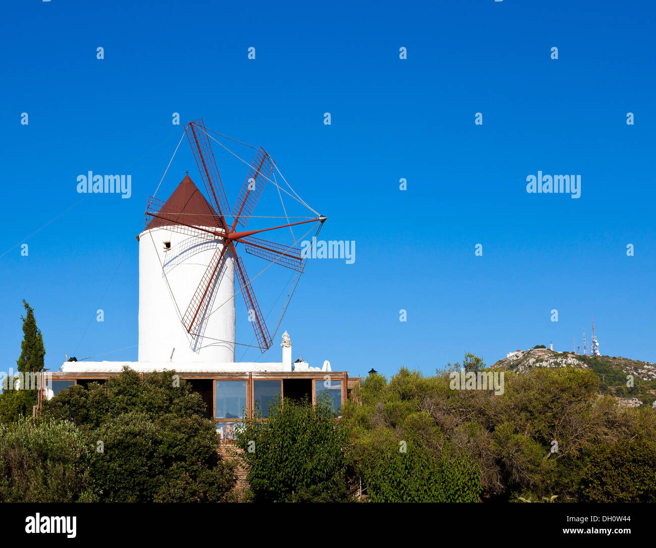 Windmill, Es Mercadal, Menorca, Balearic Islands, Spain, Southern ...