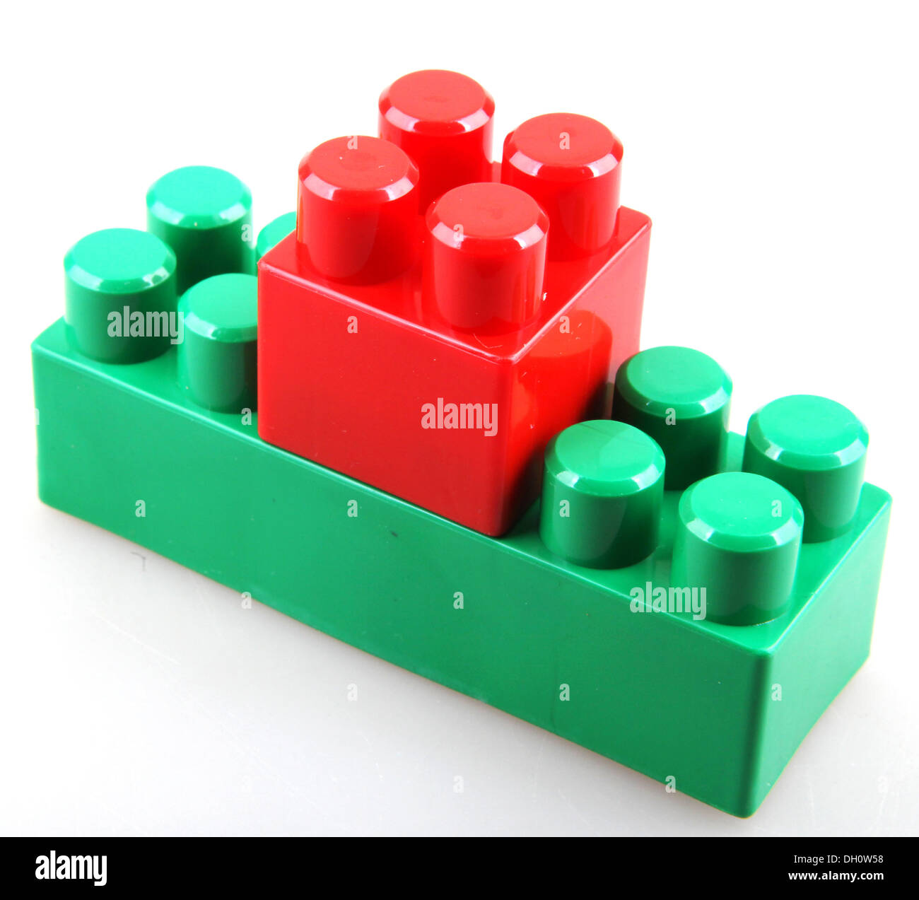 Plastic building blocks Stock Photo - Alamy