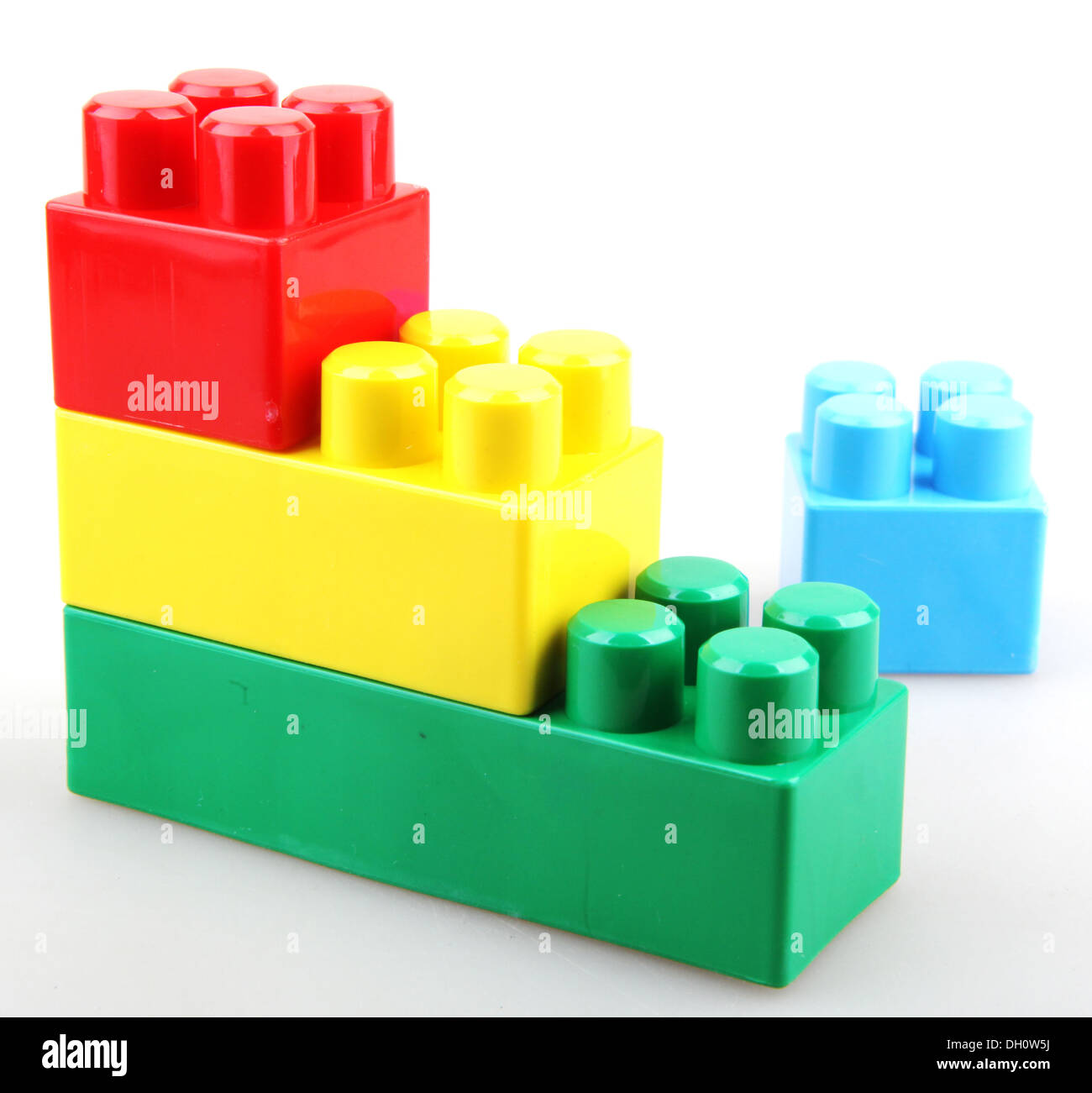Plastic building blocks Stock Photo - Alamy