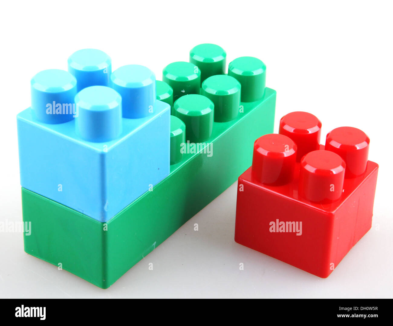 Plastic building blocks Stock Photo - Alamy