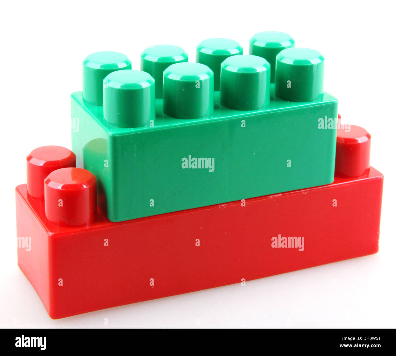 Plastic building blocks Stock Photo - Alamy