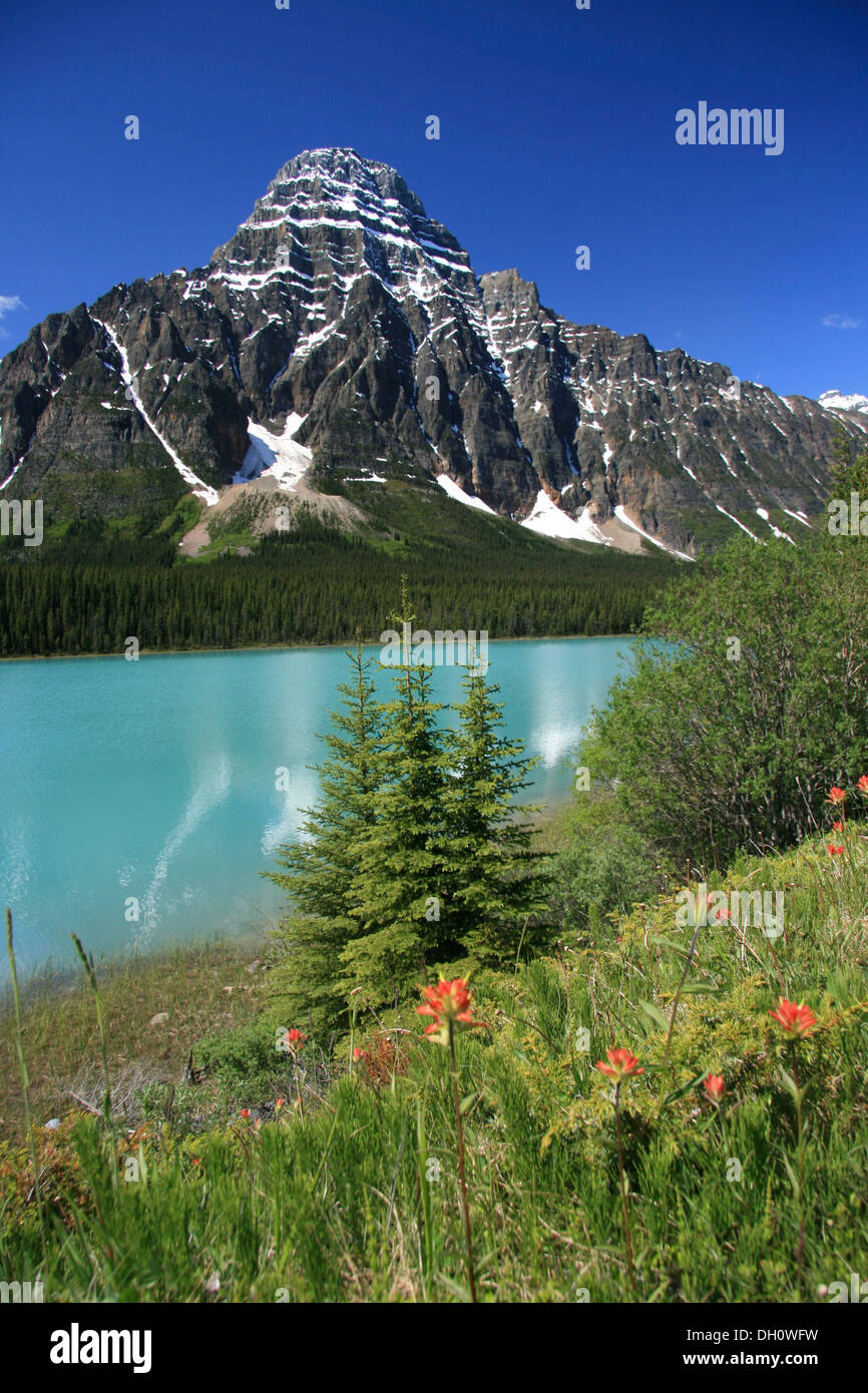 Waterfowl Lake, Banff National Park, Canada Stock Photo - Alamy
