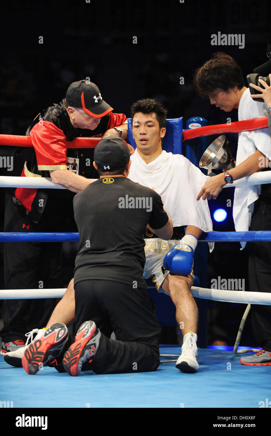 Tokyo, Japan. 25th Aug, 2013. (R-L) Yuichi Kasai, Ryota Murata (JPN), Ismael Salas, Miguel Diaz ...