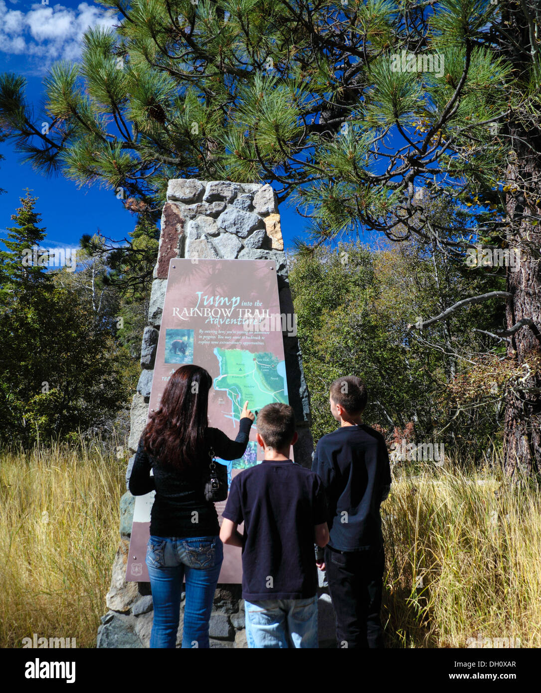 The rainbow trail hi-res stock photography and images - Alamy