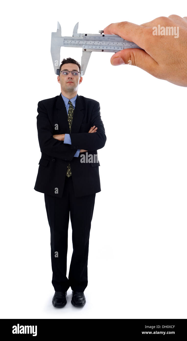 Measuring head caliper Cut Out Stock Images & Pictures - Alamy