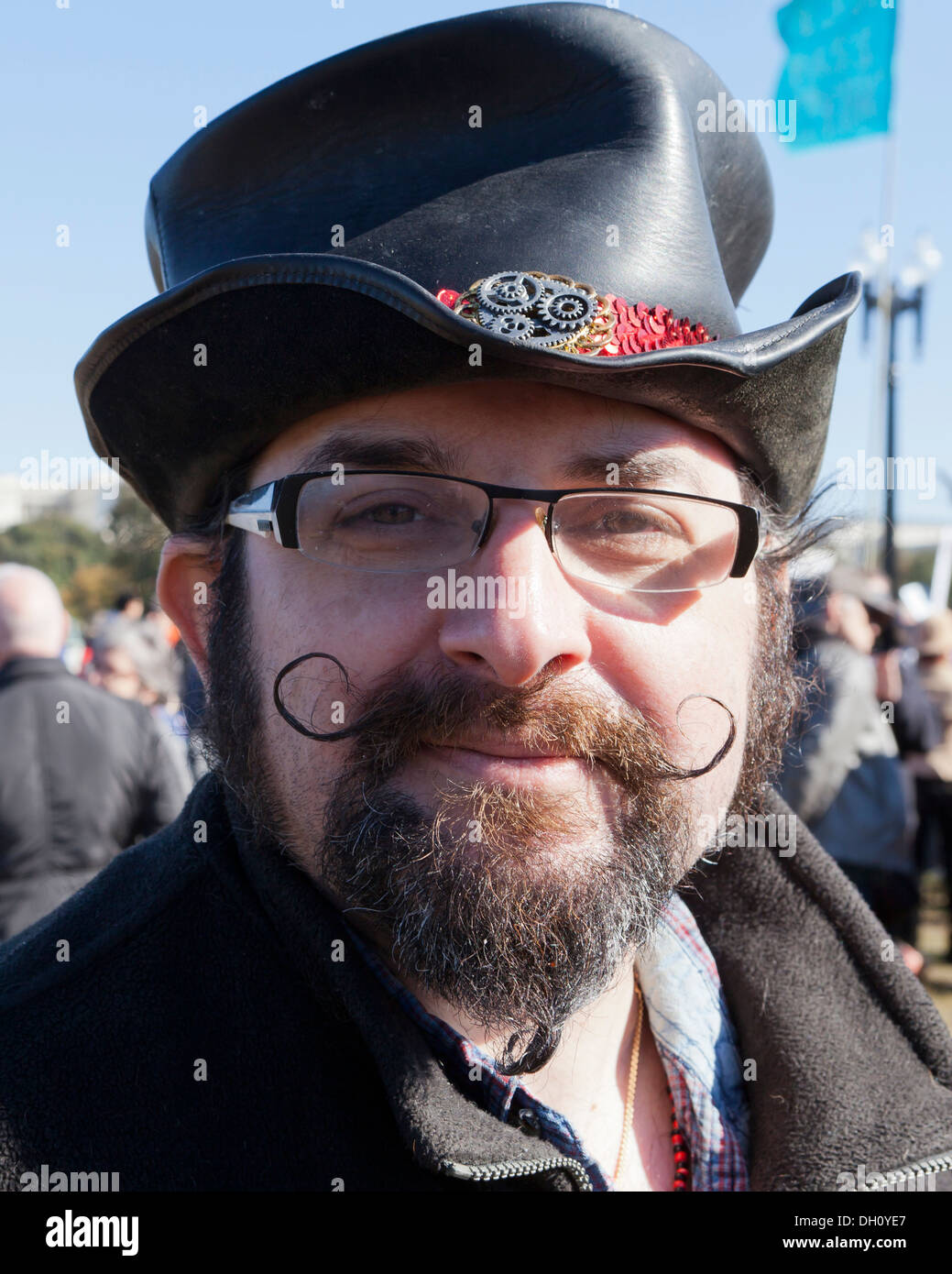 Funny mustache glasses hi-res stock photography and images - Alamy