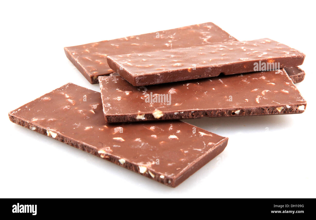 Chocolate isolated on white background Stock Photo - Alamy