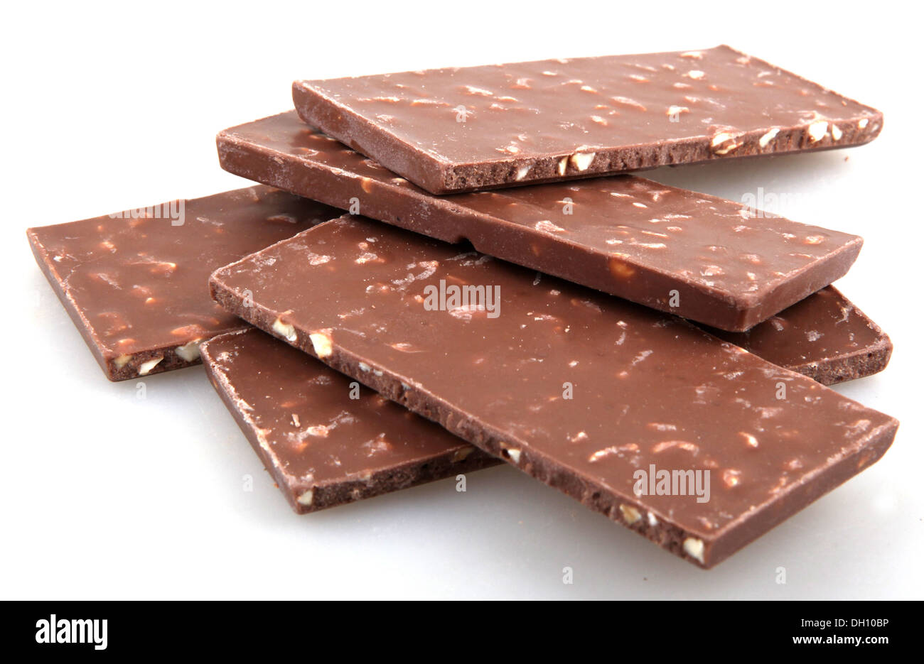 Chocolate isolated on white background Stock Photo - Alamy