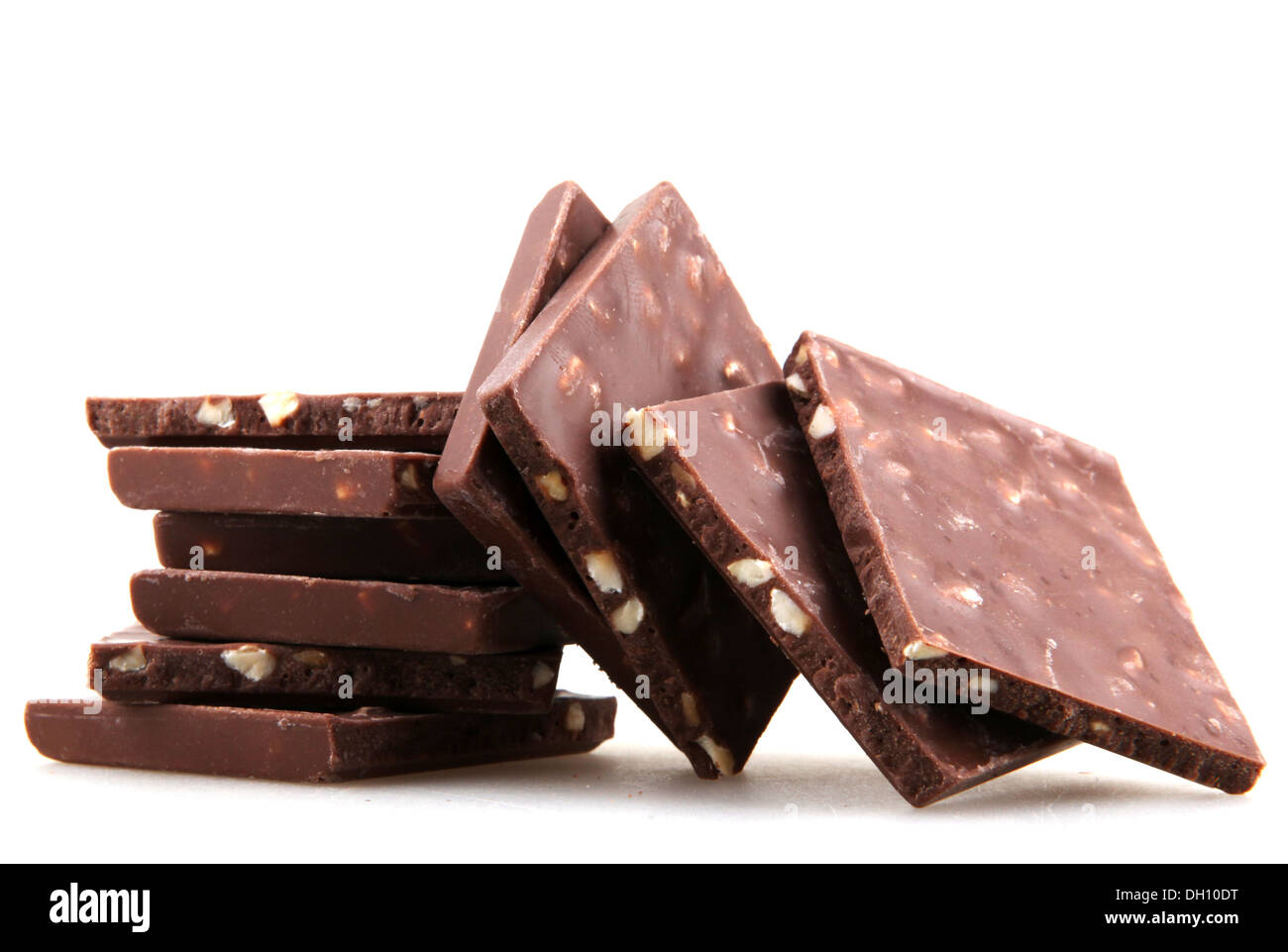 Chocolate isolated on white background Stock Photo - Alamy