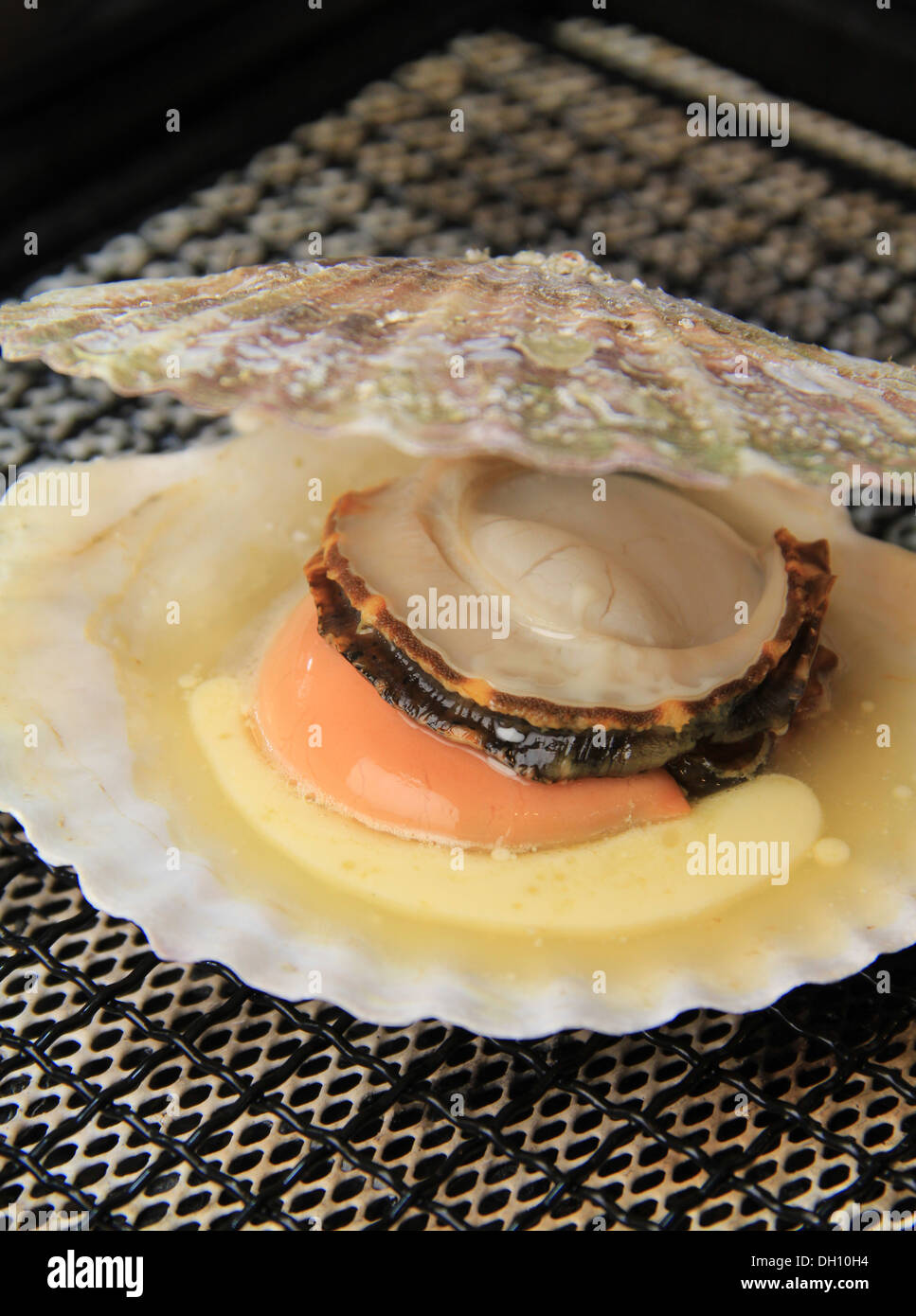 Scallop open hi-res stock photography and images - Alamy