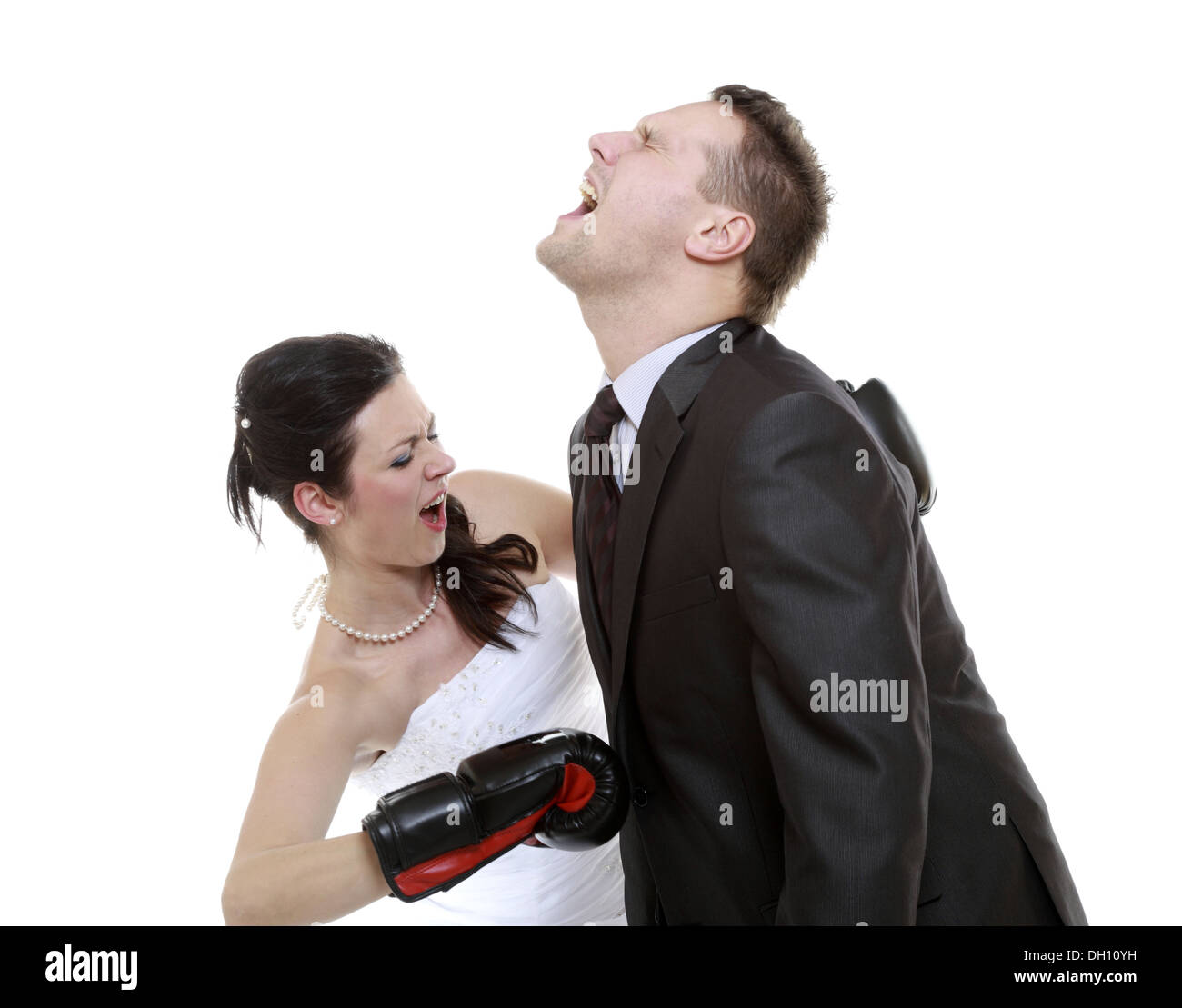 Boxing bride and groom hi-res stock photography and images - Alamy