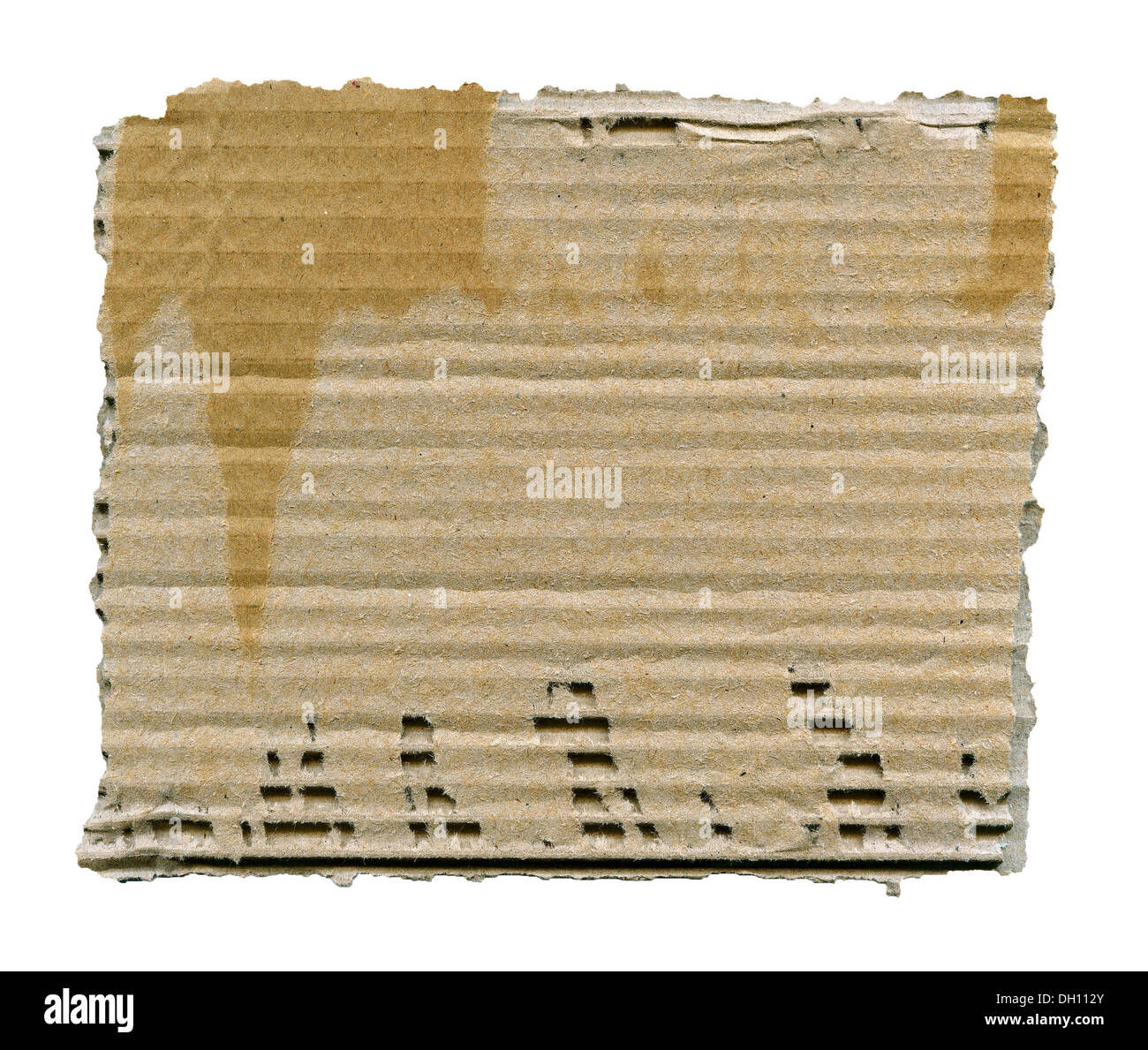Torn cardboard isolated Stock Photo - Alamy
