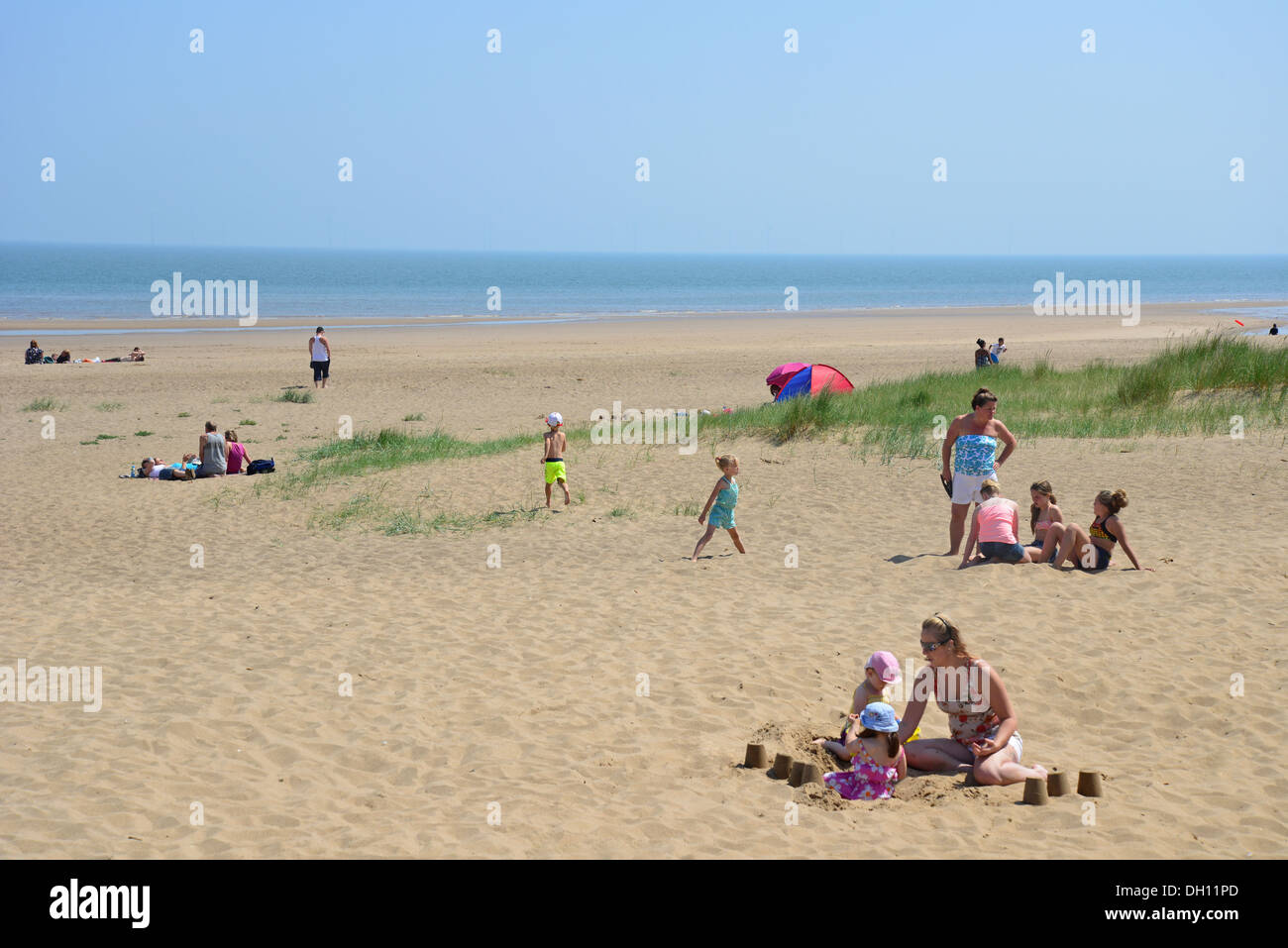 Beach view, Chapel St Leonards, Lincolnshire, England, United Kingdom ...