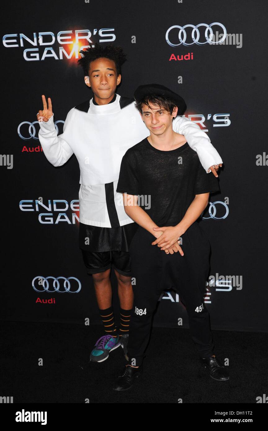 Los Angeles, CA, USA. 28th Oct, 2013. Jaden Smith at arrivals for ENDER ...