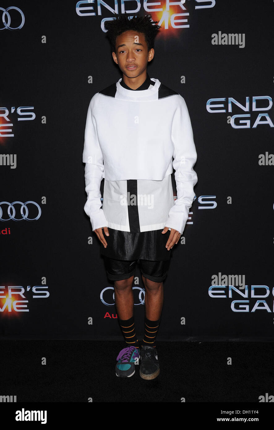 Hollywood, California, USA. 28th Oct, 2013. Jaden Smith arrives for the ...