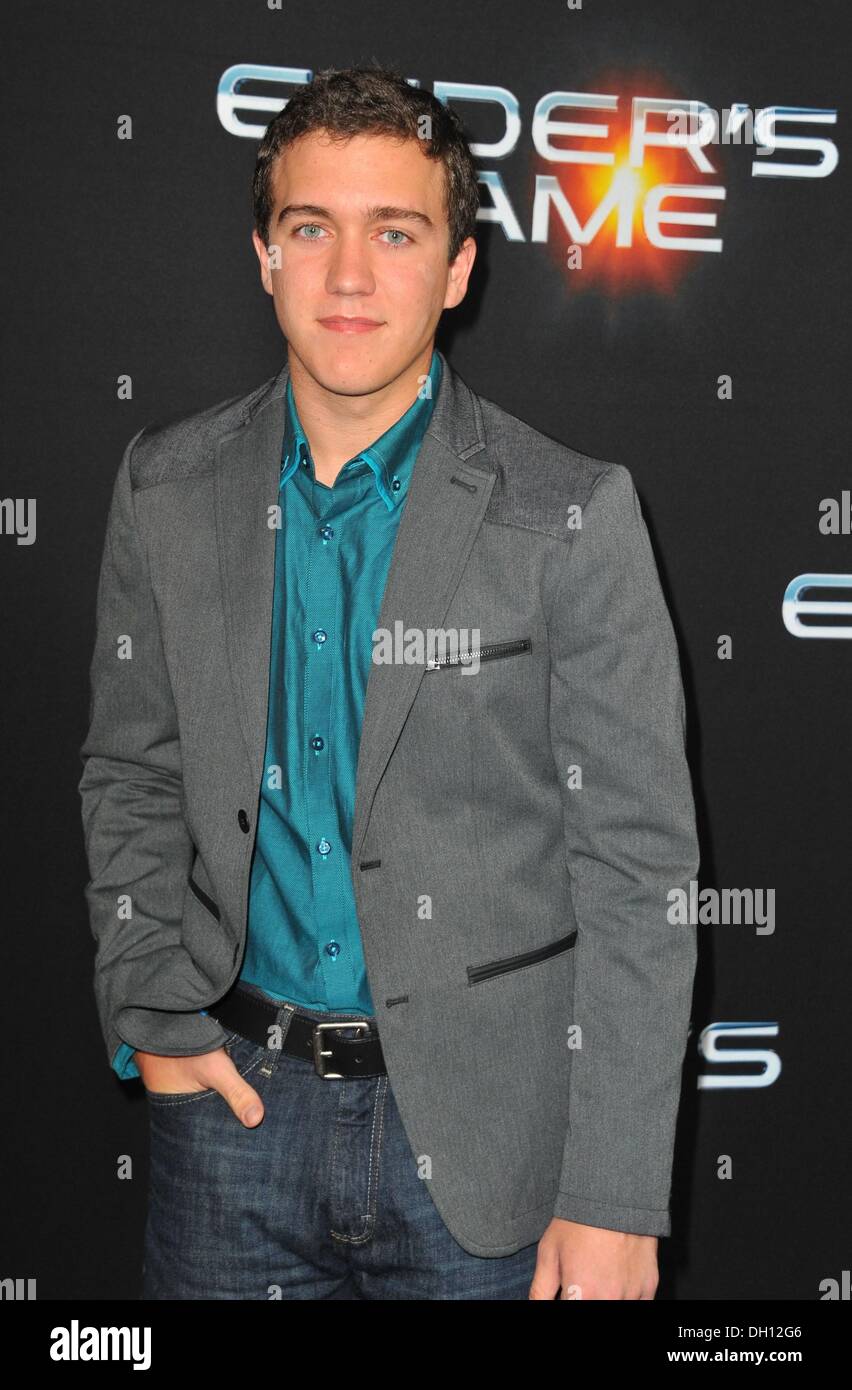 Los Angeles, CA, USA. 28th Oct, 2013. Cameron Gaskins at arrivals for ...