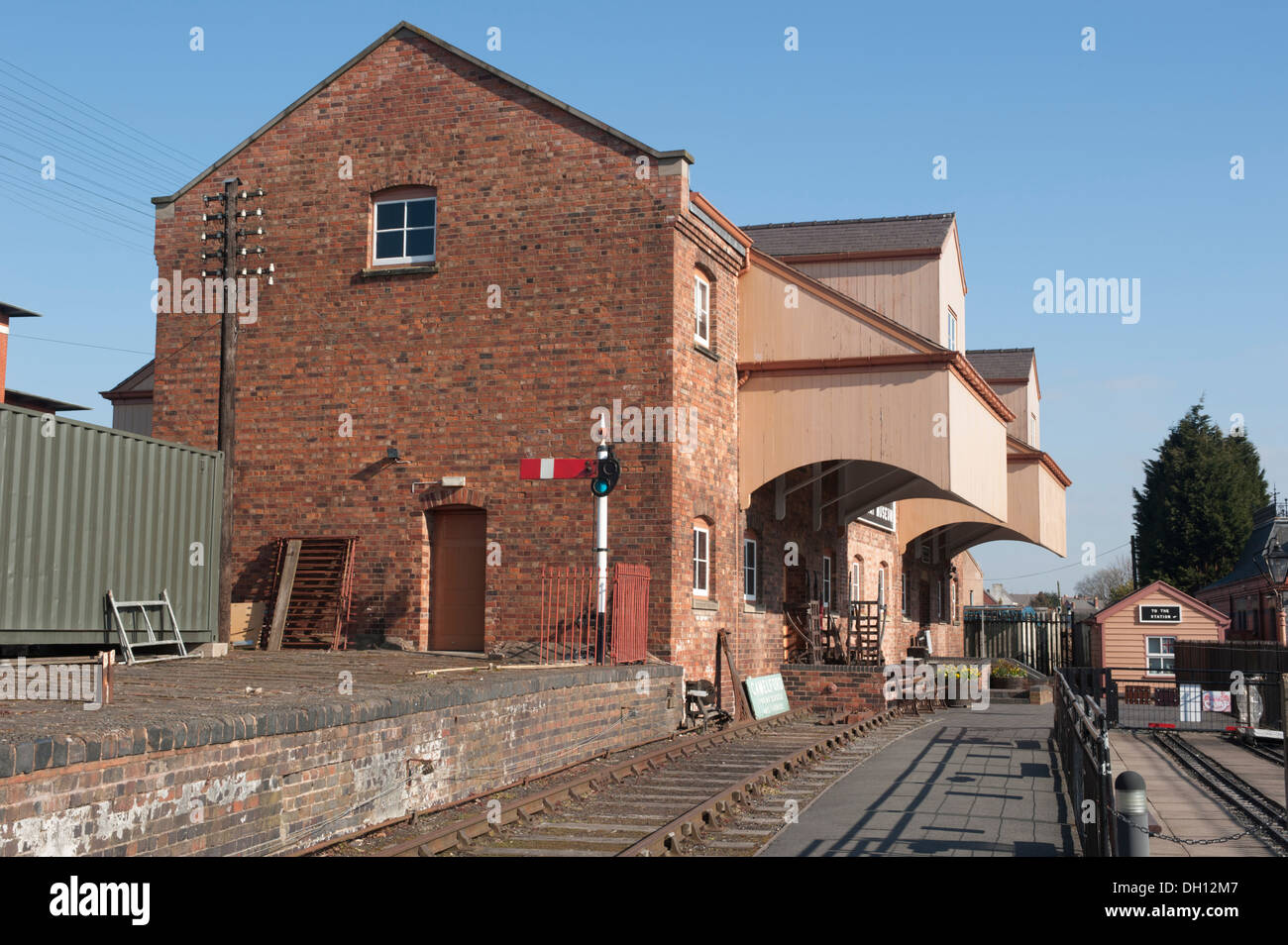 Kidderminster railway station on the Severn Valley Railway Stock Photo ...
