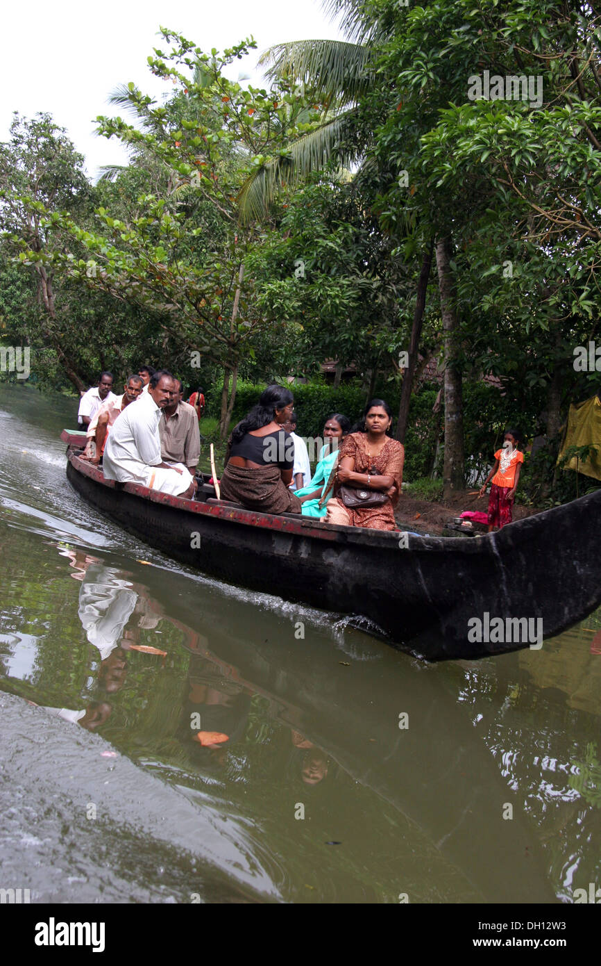 Traditional transport in Alleppey Stock Photo - Alamy